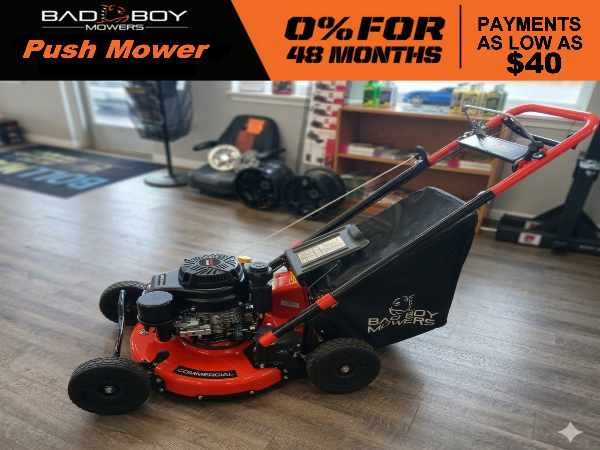 Bad Boy Commercial Push Mower – Bollman Power & Equipment